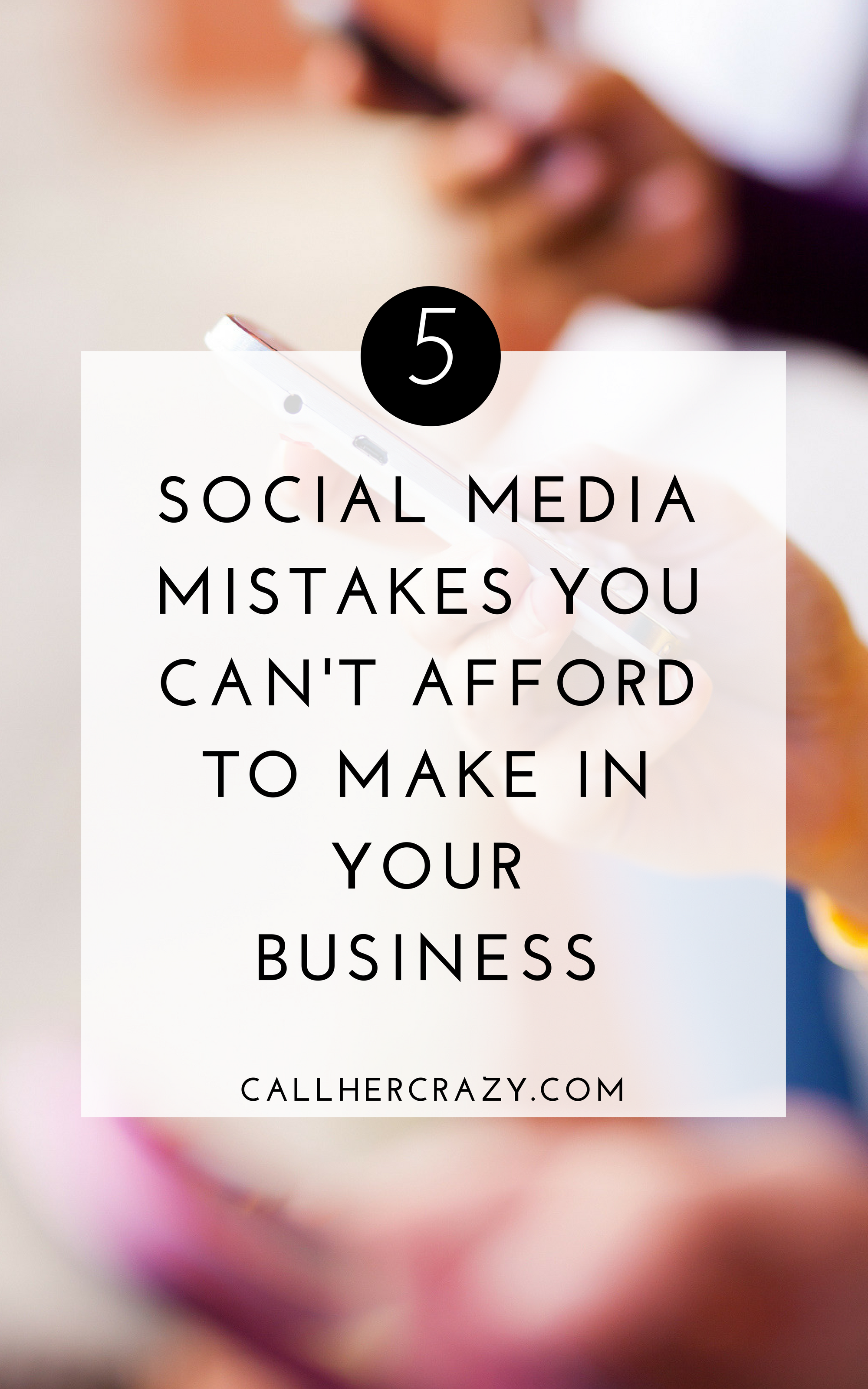 The 5 dos and don'ts of social media - Call Her Crazy